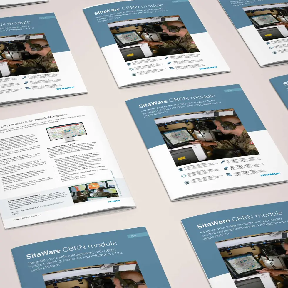 SitaWare CBRN Module - Integrate CBRN Management with Battle Management
