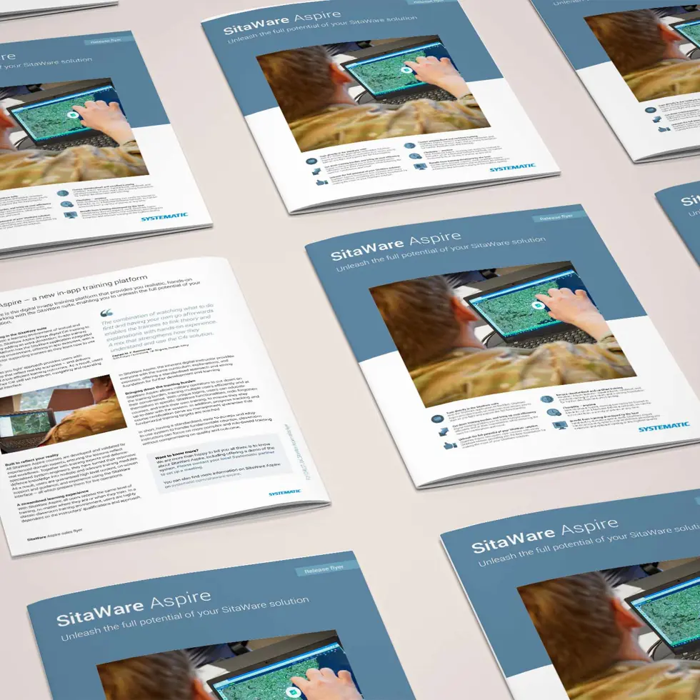 Flyer: SitaWare Aspire – Unleash the full potential of your SitaWare solution