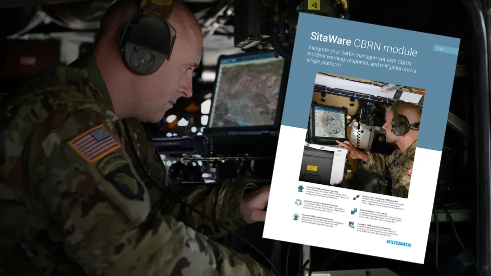 Standardized CBRN Reporting & Warning with SitaWare CBRN Module