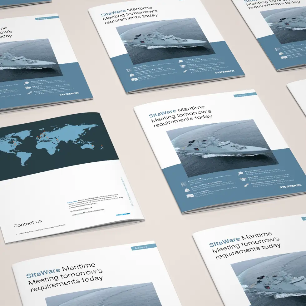 SitaWare Maritime Brochure – Advanced Naval C4ISR Solution